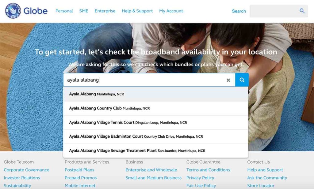 How to check if up-to-1Gbps internet connection is available in your area
