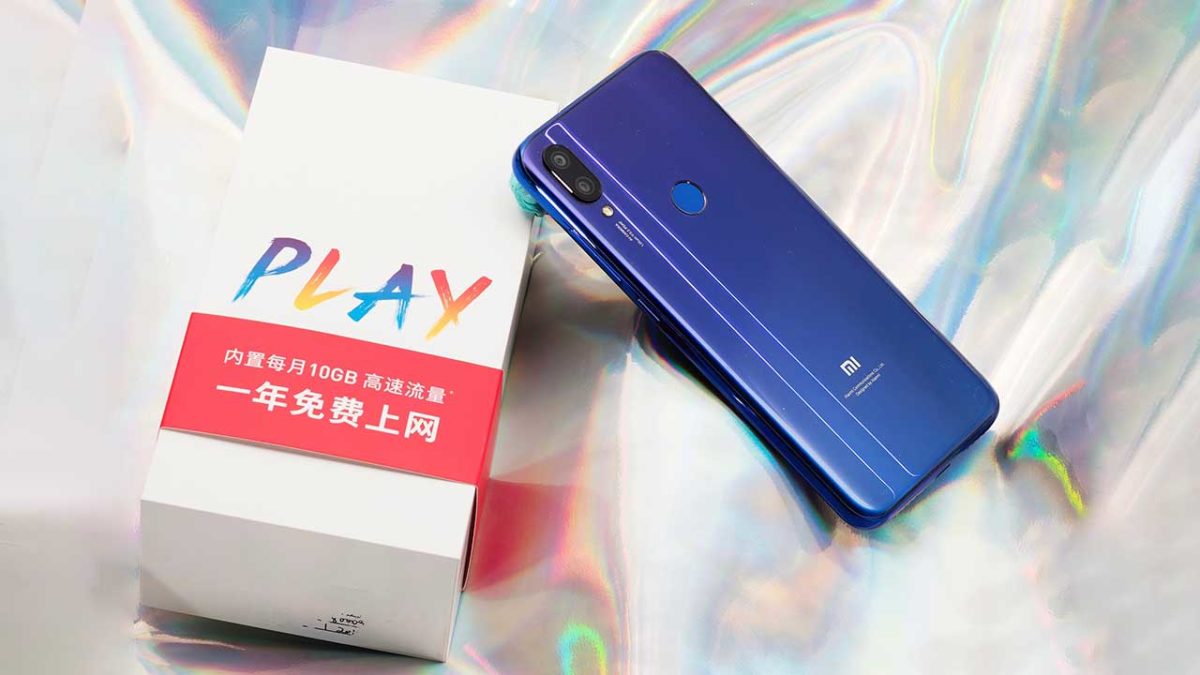 Xiaomi Mi Play with Helio P35, small notch, gradient colors launched - revü