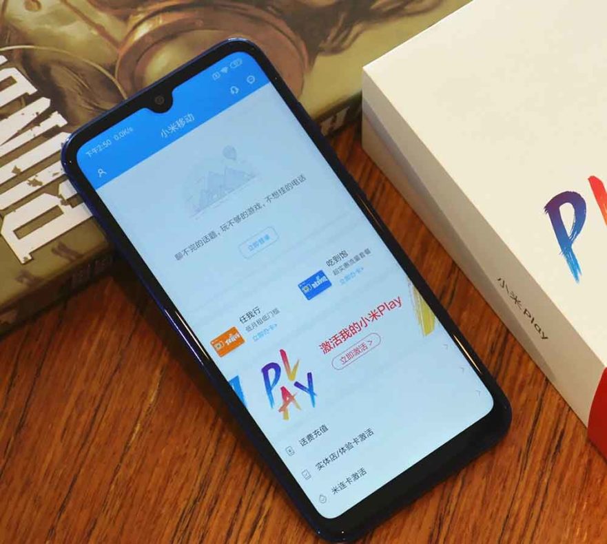 Xiaomi Mi Play with Helio P35, small notch, gradient colors launched - revü