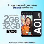 P3,990 Samsung Galaxy A01 Core gets upgraded - revü