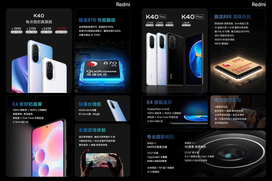 Launched: Redmi K40, Redmi K40 Pro, Redmi K40 Pro Plus - revü