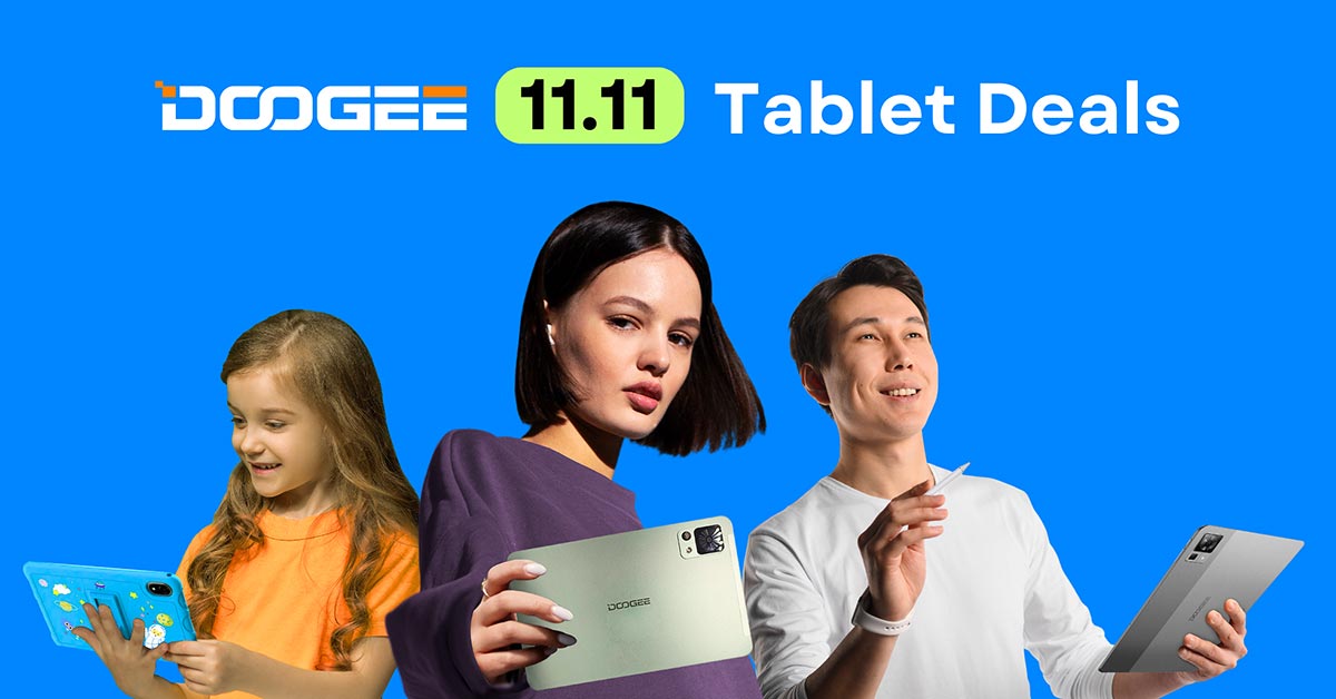 DOOGEE tablets up to P5,300 off at 11.11 sale in PH - revü
