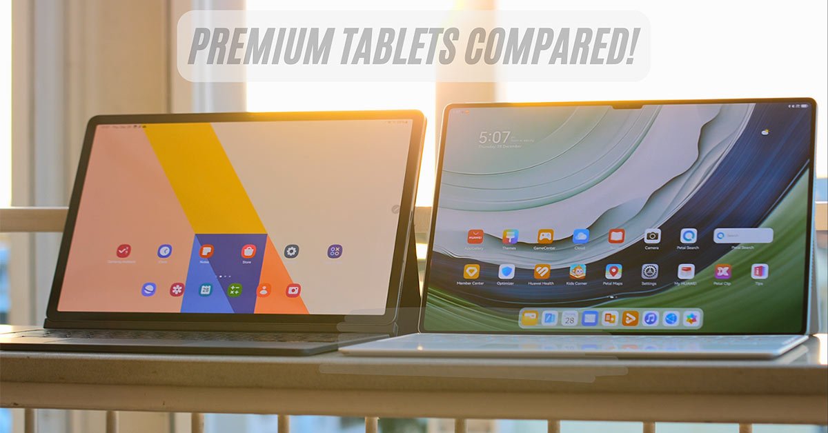 Huawei MatePad Pro 13.2" vs Samsung Galaxy Tab S9 Plus: High-end tablets compared [Video] - revü