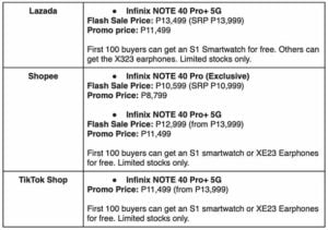 Priced from P10,999, Infinix NOTE 40 series official in PH with up to ...