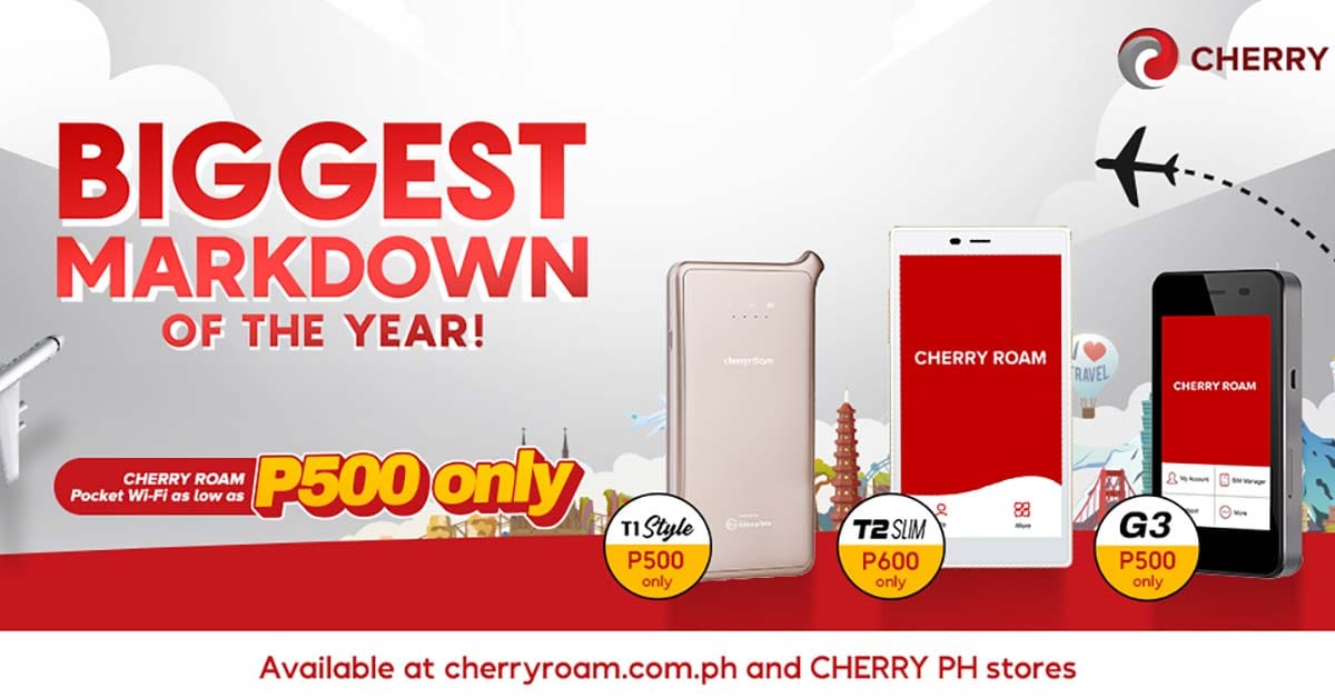 CHERRY Roam travel Wi-Fi hotspot devices as low as P500 now - revü