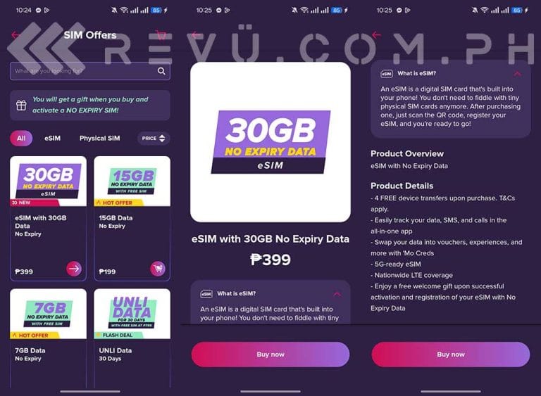GOMO adds in-app eSIM purchase. Here's how to activate it - revü