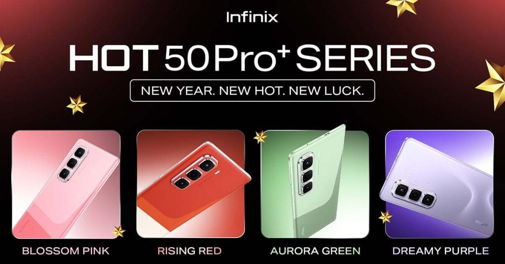 Infinix HOT 50 Pro+ released in 4 new colors, including Blossom Pink ...