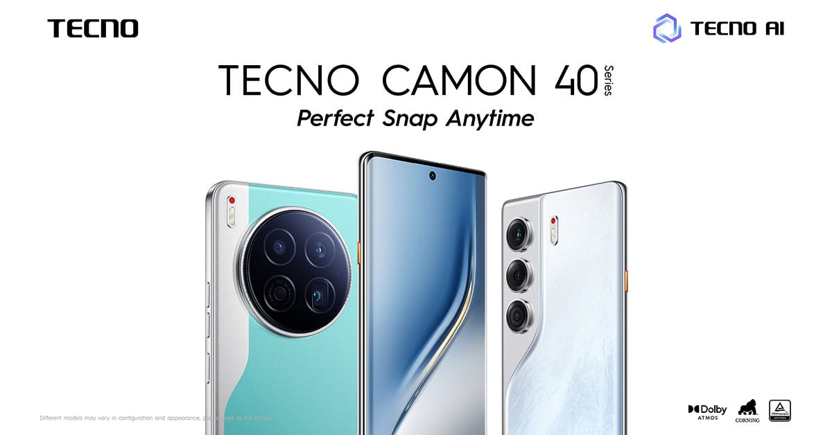 TECNO's AI vision comes to life Mar 4 with CAMON 40 Series, MEGABOOK ...
